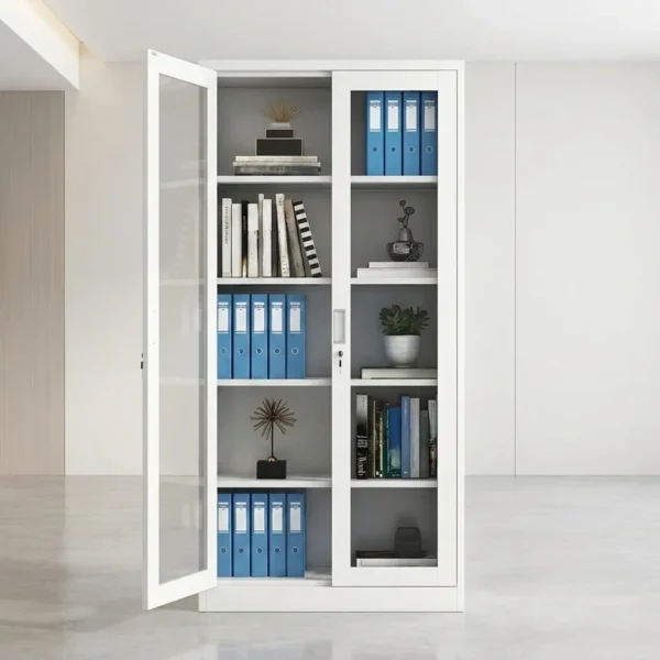 Full Glass Office filing cabinet - Furniture Land
