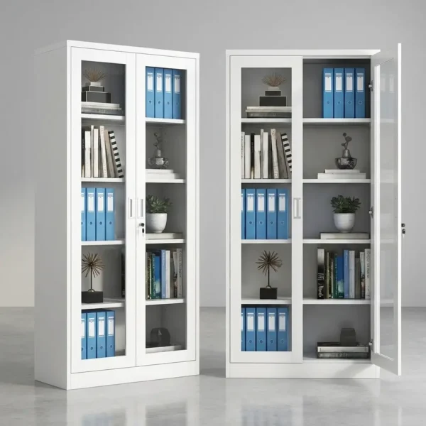 Full Glass Office filing cabinet - Furniture Land